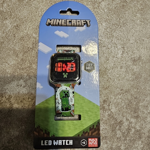 Minecraft | Accessories | Minecraft Led Kids Watch Creeper New | Poshmark